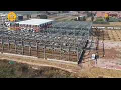 customizable prefab steel workshop sandwich panel structural steel warehouse