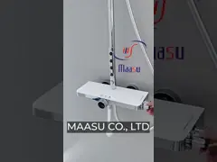 360 swivel spout jet spa spray l design stainless steel shower set