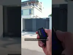 waterproof aluminium entrance gates t5/t6 / adjustable louvers  aluminum sliding driveway gates