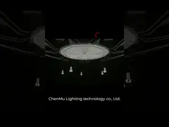 high efficiency 200w round transparent pc optical lens for ufo highbay light