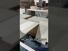 space saving acrylic kitchen cabinet with led lights and complete basin accessories