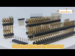 10 Pin Connector Surface Mount Pin Header Double Row Double Layer Plastic Gold Plating