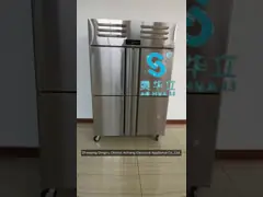 four door commercial kitchen freezer air cooled freezer high efficiency