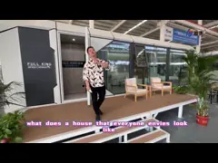 fullking big capsule house with kitchen / ce capsule mobile home