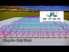 logistics steel structure warehouse construction / industrial steel frame buildings
