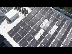 industrial distributed rooftop solar system-cement flat roof type
