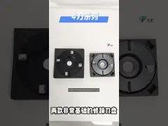 Smerigliatrice Disc Cutting With dello zoccolo della mucca della lega di alluminio 4-6 lame