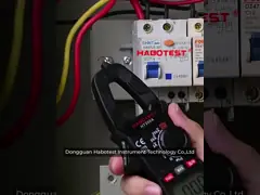 HT200D Clamp Meter DC/AC Current Voltage Digital Clamp Meter Frequência de medição da resistência Capacitance NCV Test