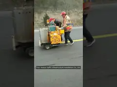 battery driving vibration road line marking machine thermoplastic noise line painting equipment