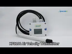 24vac/dc±20% power supply kfs100 air velocity transmitter with rs485 modbus output