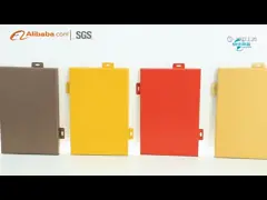 Fashion Design Aluminum Veneer Cladding Sheet Curtain Wall