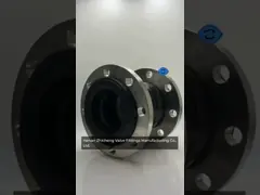 double sphere rubber expansion joint ansi 150lb din pn16 epdm carbon steel flanged elastomeric