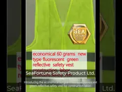 60g hi vis mesh motorcycle vest brighter tape yellow mesh vest