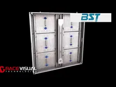 P5.7mm Outdoor Fixed LED Screen IP66 6000nits Die-cast Aluminum