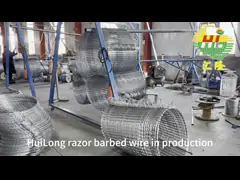 Triple Strand Concertina Razor Wire Fence 1500MPA For Barrier Safety