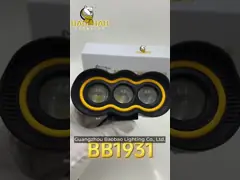 plastic green yellow 3 led motorcycle headlight led accessory lights motorcycle