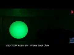 3000K-6000K RDM / DMX RGBAL LED 프레스넬 라이트와 자동 확대 스테이지 스튜디오 라이트