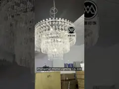 indoor crystal brass chandelier customized tiered brass chandelier 48