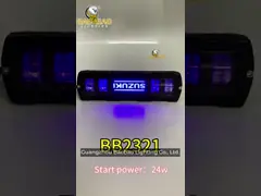 metal white yellow dual color motorcycle led fog light outdoor work light