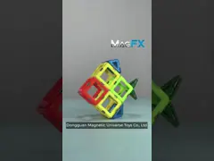 magnetic tile assembly with versatile shapes for animals and plants tropical fish