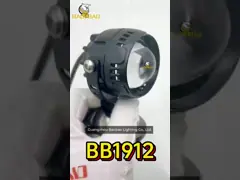 single beam white yellow red flash aluminum motorcycle external led spotlight