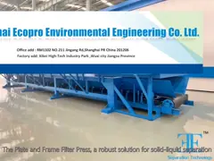 2.2kw 6m2 Filter Press Wwtp Filter Press nel trattamento delle acque reflue 2200*700*900mm