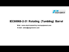 IEC 60068-2-31 Mechanical Strength Test Repeated Free Fall 500mm /1000mm Rotating Barrel