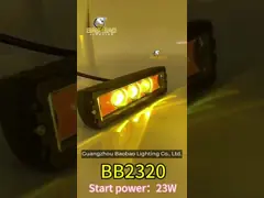 80v multi white yellow dual color metal motorcycle mini driving fog light