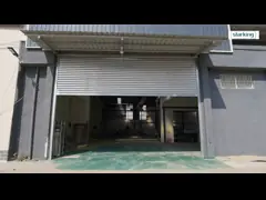 0.8mm Thickness Slat Standard Electric Gate External Steel Shutter Industrial Roller Doors