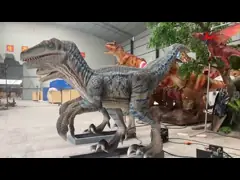 life size realistic animatronic dinosaur velociraptor model theme park dinosaur