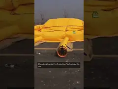 inflatable fire and lifesaving air cushion, site altitude protection, anti-fall protection rescue