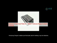 radiation proof lead plate 0.5 - 30mm thickness range available industrial
