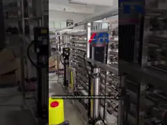 two stages ro edi plant ultrapure water machine stainless steel fitting