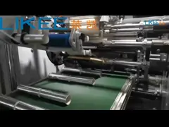 automatic 6 shafts siemens plc house foil rewinding machine with 305m rewinding length
