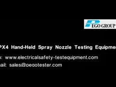 150Kpa IPX3 Brass Environment Test Equipment Spray Nozzle IEC60529