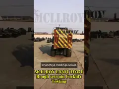 Customizable Diesel Rough Terrain Forklift Truck Wheel Base 1850 mm