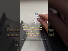 Просто установить алюминиевое соединение через окно.