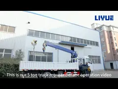 china construction crane 6.3 tons telescopic boom crane truck mounted crane with factory price