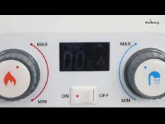 homeland flue exhaust type water heater 10l 20kw led lcd display