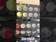 10 beads fog light aluminum rgb white yellow flash dual color motorcycle spare part