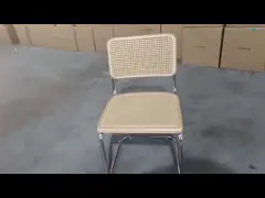 vintage comfortable wood mid century modern rattan chair for restaurant