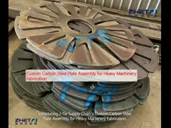 Carbon Steel Plate Custom Flame Cnc Cutting Service Mechanical Welding Parts Assembly