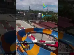 Height  4m 8m Rafting Water Slide Rainbow Water Slide Environmental Friendly