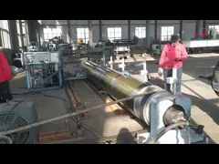 Customized Rubber Crownning Soft Calender Roller with 91±2 Shore D Hardness and ≤0.02mm Runout for Oil Circulation