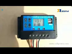 12V 24V 30A 20A 10 Amp PWM Ηλιακός ελεγκτής φόρτισης 2 USB 5V 2A MCU έλεγχο