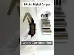 4 à 40 mm/0,157-1,57‘ 3 points de calibre des outils à haute résolution 0,01 mm/0,05“