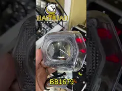 lucency casing mutiple color flash motorcycle led spotlight parts