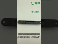 corrosion resistance aluminium sliding window lock with key black color wholesale