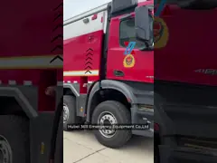 sitrak 228kw emergency rescue fire truck heavy duty 4x2 diesel type