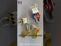 nylon sheave hoist sheave tackle stringing tools 5kn - 50kn transmission line tool